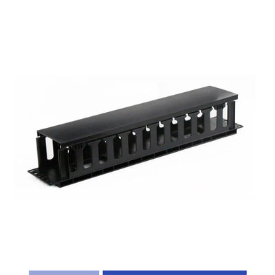 Rack Mount Fiber Patch Panel 1U Gestor de fios horizontais 19 " Pleno ...